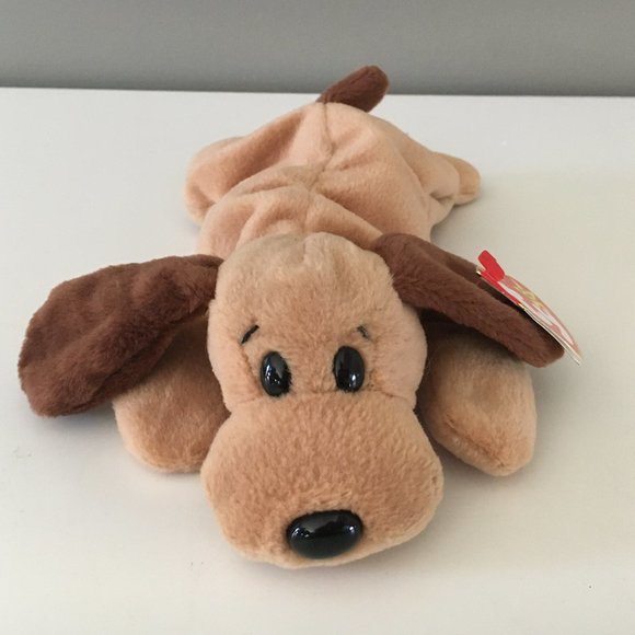 Ty | Toys | Vintage 994 Ty Beanie Baby Bones The Brown Dog Style 401 ...